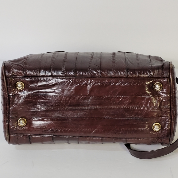 Bags | Genuine Eel Skin Handbag | Poshmark